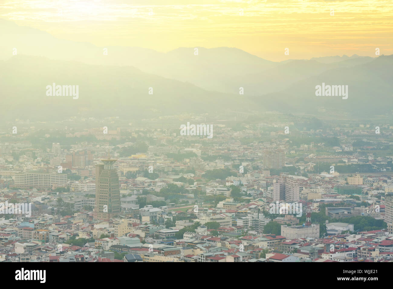 Dramatic sunset, shot at Puli, Nantou county, Taiwan, Asia Stock Photo ...