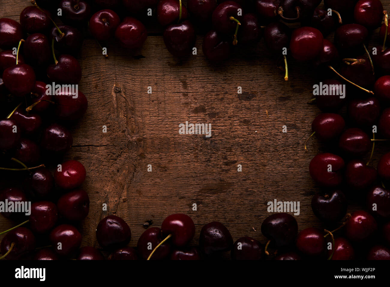 Cherry wood square frame hi-res stock photography and images - Alamy