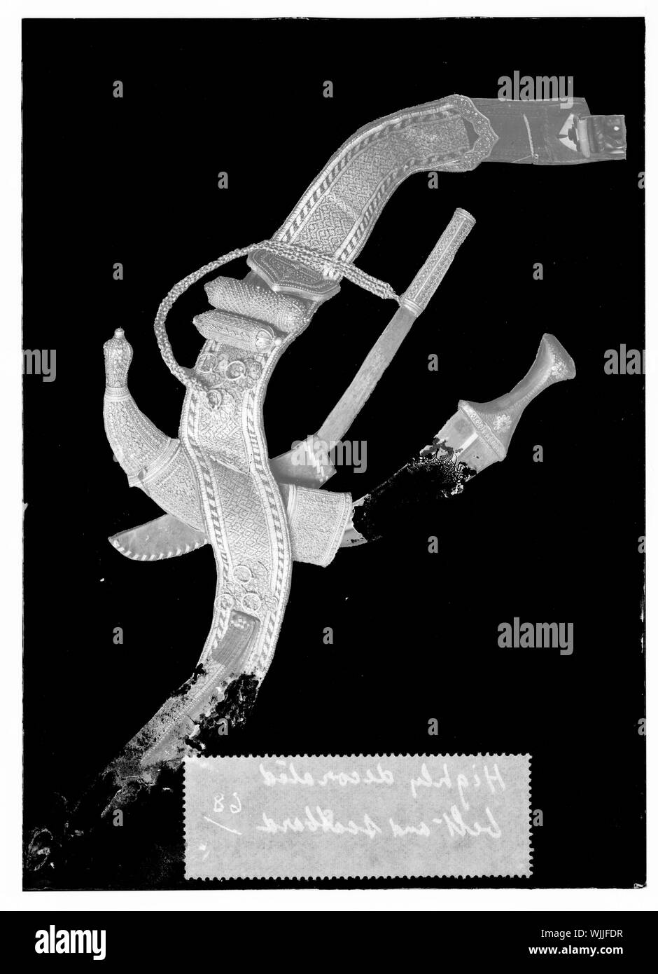 Highly decorated belt and scabbard Stock Photo - Alamy