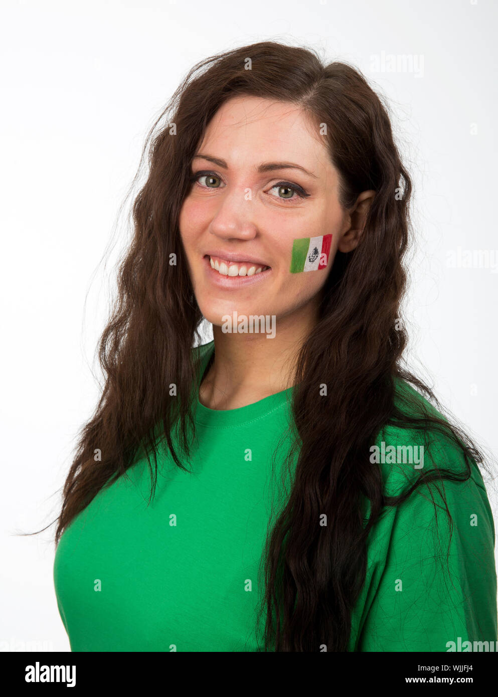 Female mexican soccer fan hi-res stock photography and images - Alamy