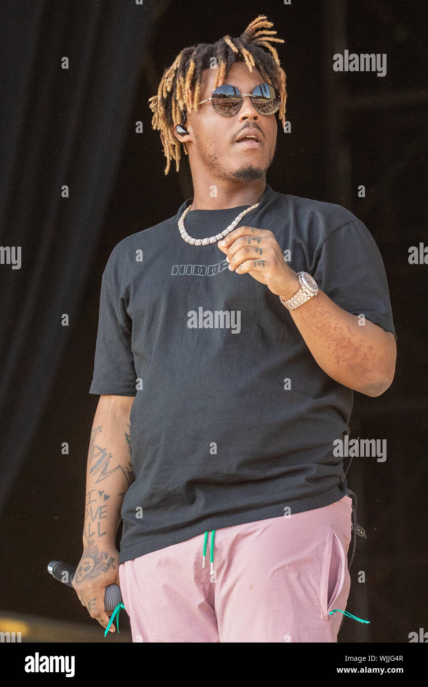 Leeds, UK. Saturday 24 August 2019. Jarad A. Higgins, better known by ...