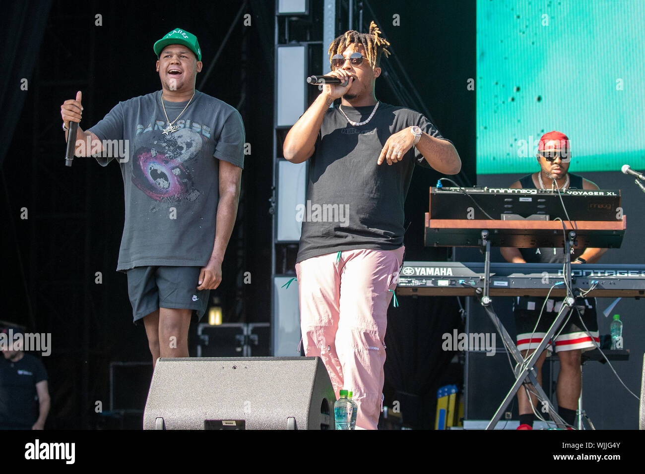 Leeds, UK. Saturday 24 August 2019. Jarad A. Higgins, better known by ...