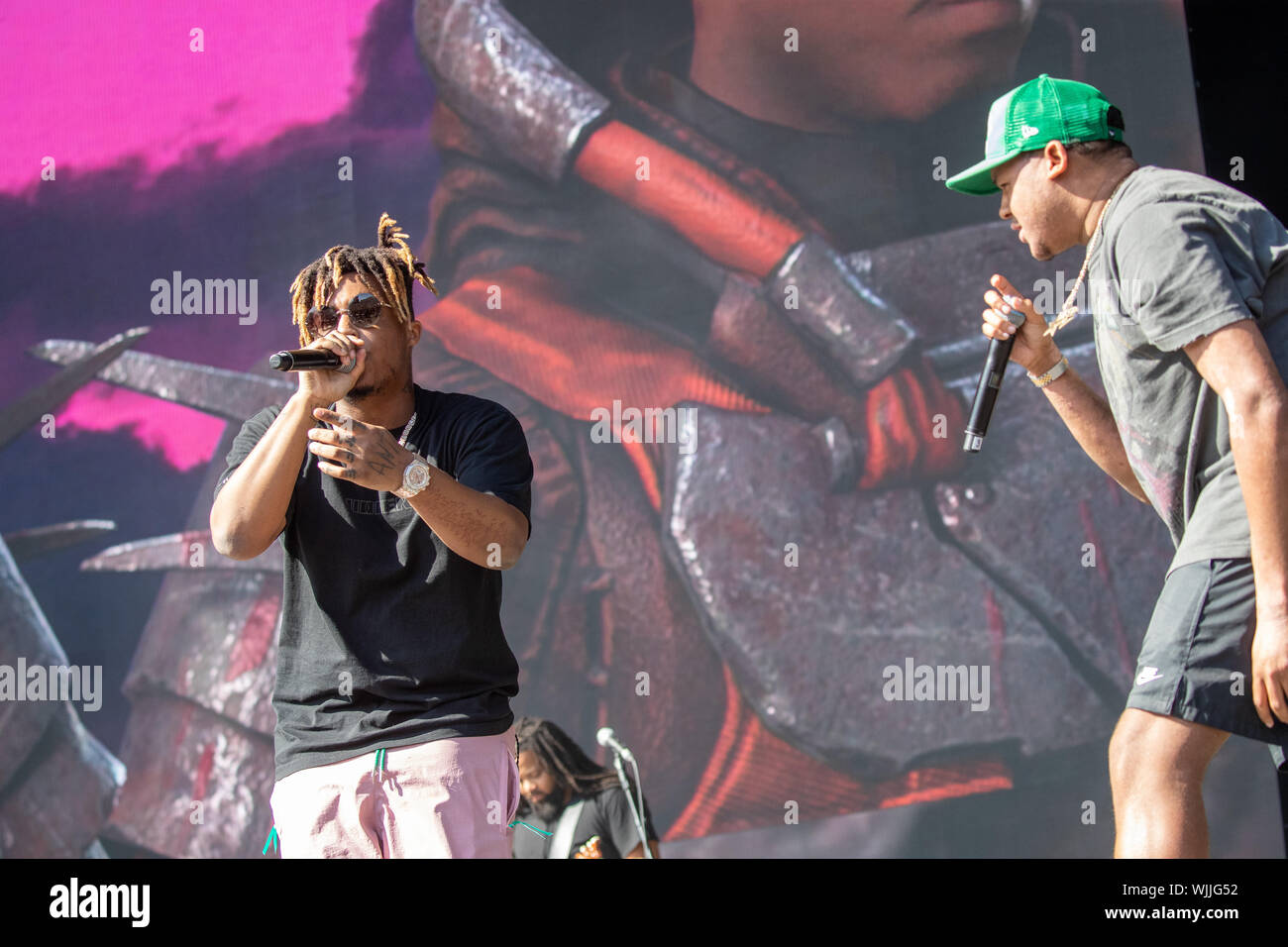 Leeds, UK. Saturday 24 August 2019. Jarad A. Higgins, better known by ...