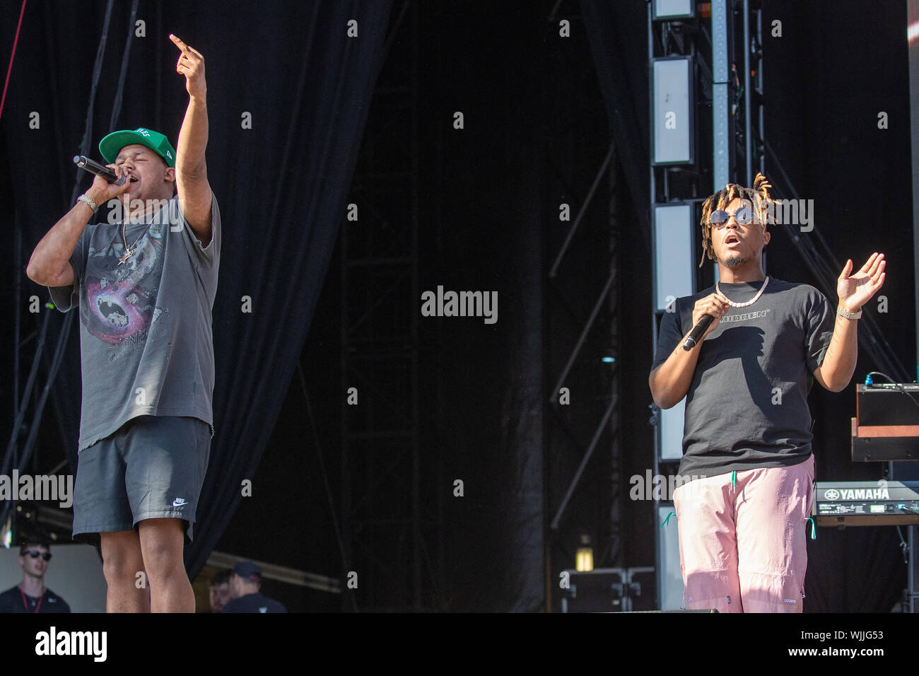 Leeds, UK. Saturday 24 August 2019. Jarad A. Higgins, better known by ...