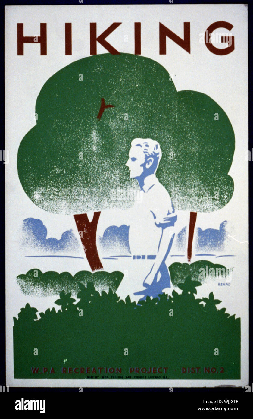 Wpa poster hi-res stock photography and images - Alamy