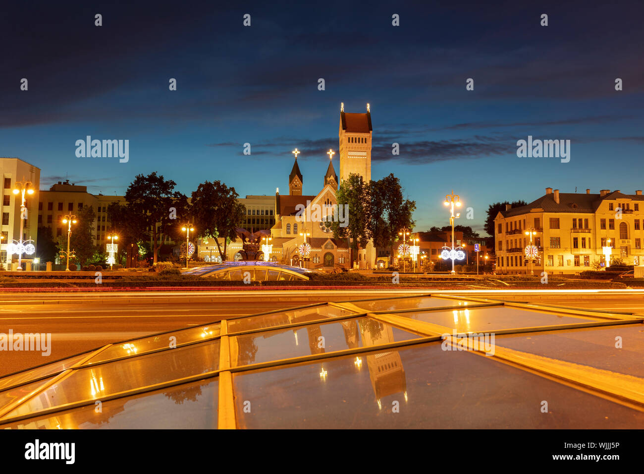 St. Simon and St. Helena Church and Prospekt Nezavisimosti ...
