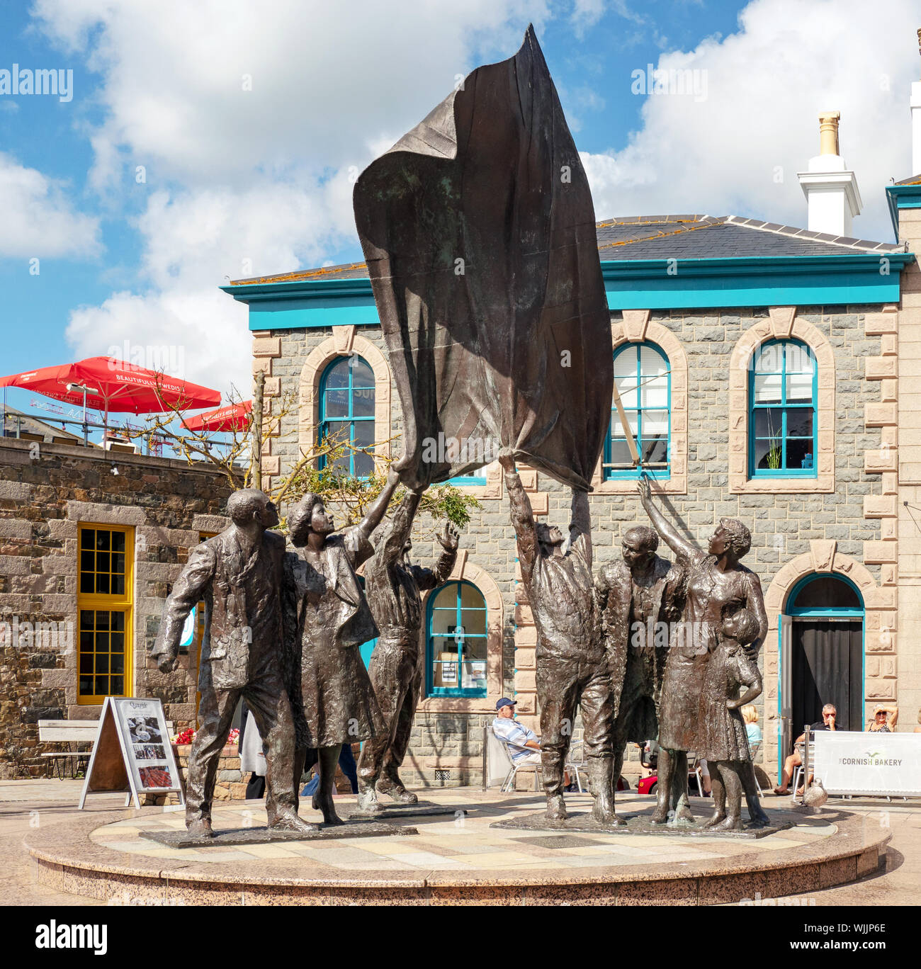The Liberation Sculpture, Liberation Square, St Helier, Jersey, Channel ...