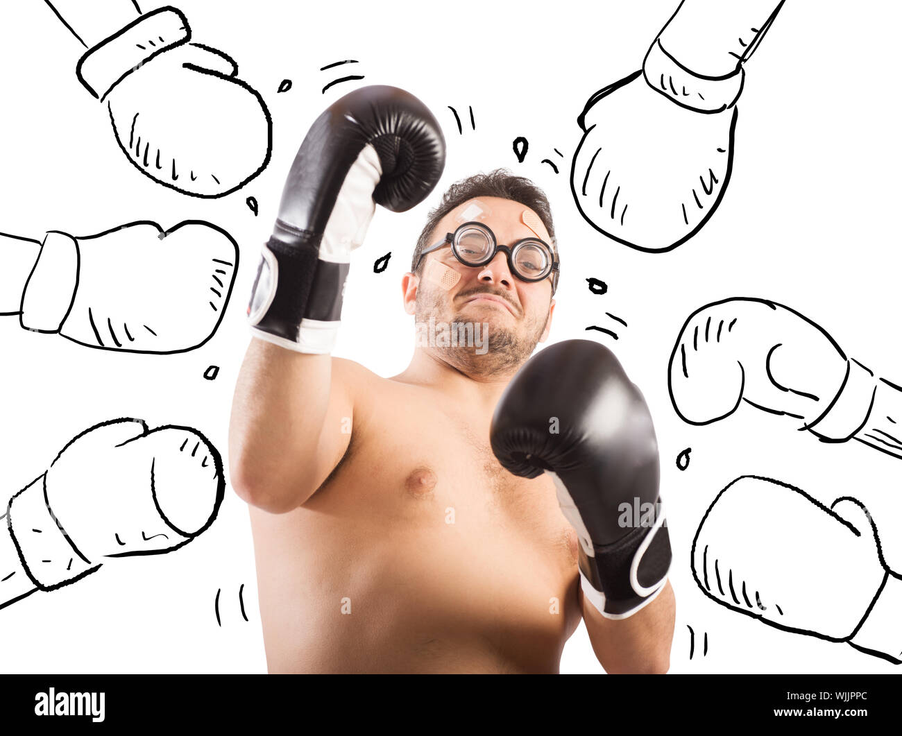 Funny Boxing Man
