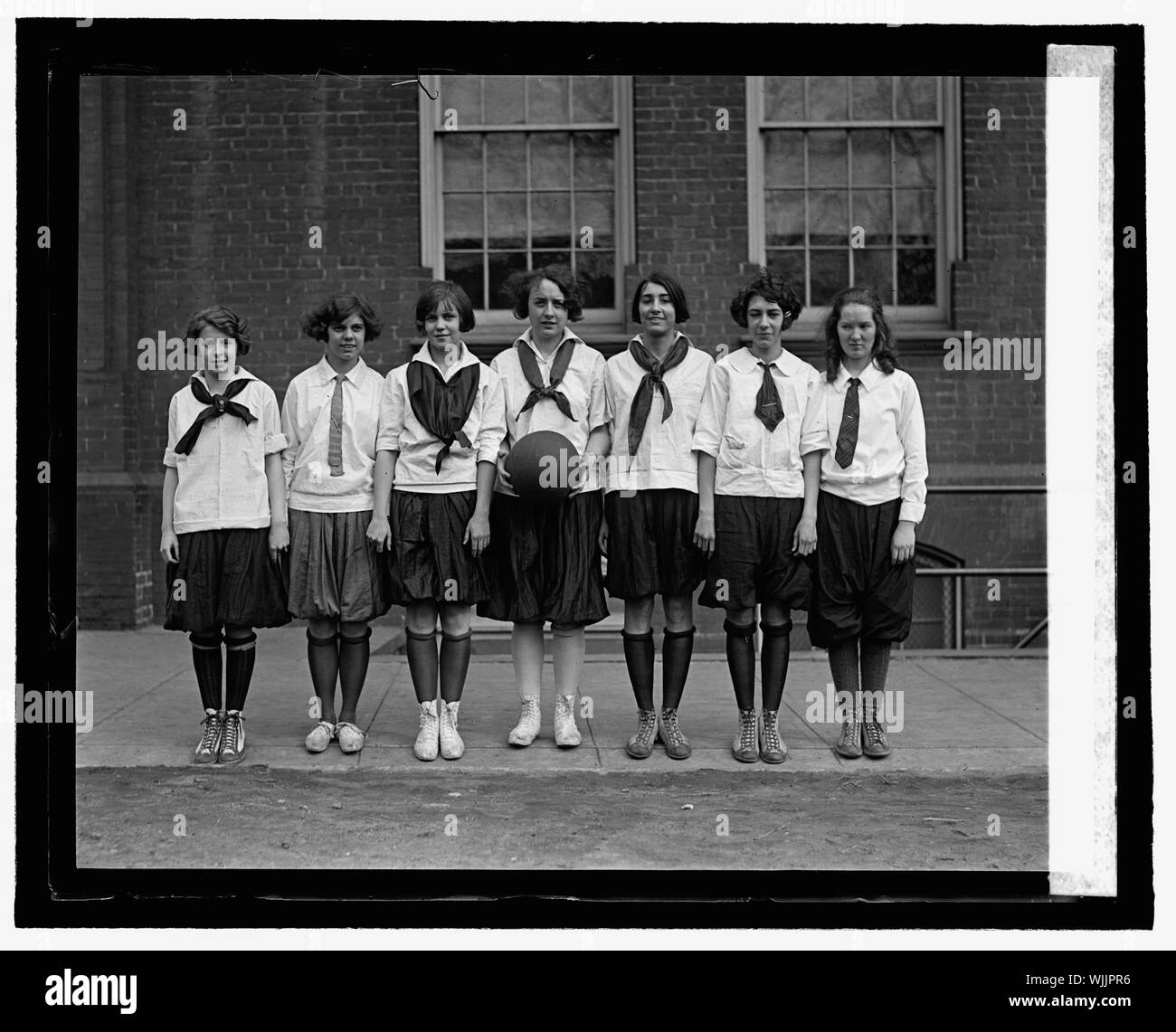 Hine Junior High School girls basket ball team, 2/19/25 Stock Photo - Alamy