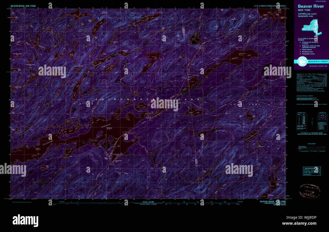 New York NY Beavers River 137097 1989 25000 Inverted Restoration Stock ...