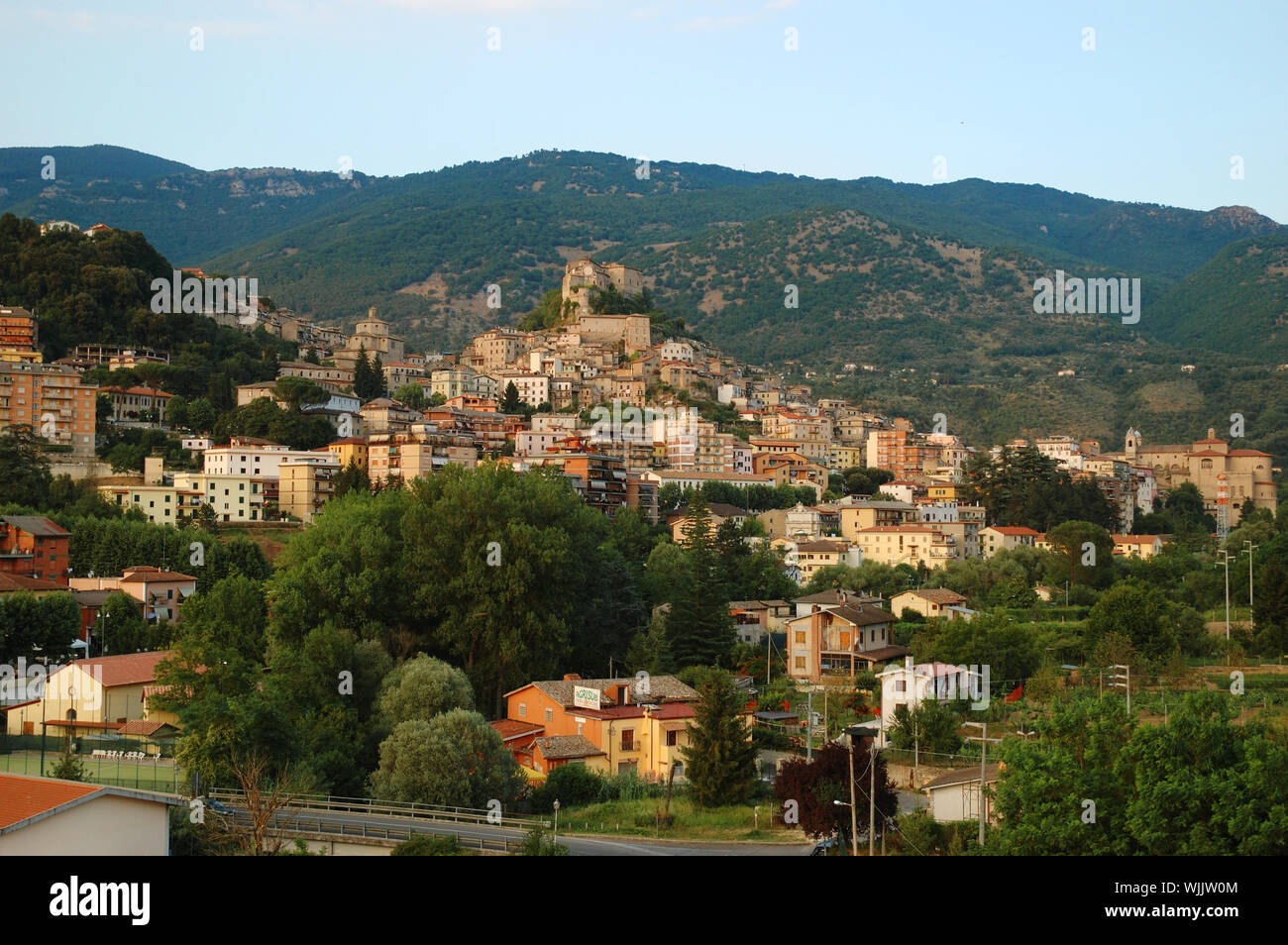Subiaco (Rome) panorama - Village near to Rome - Medieval town ...