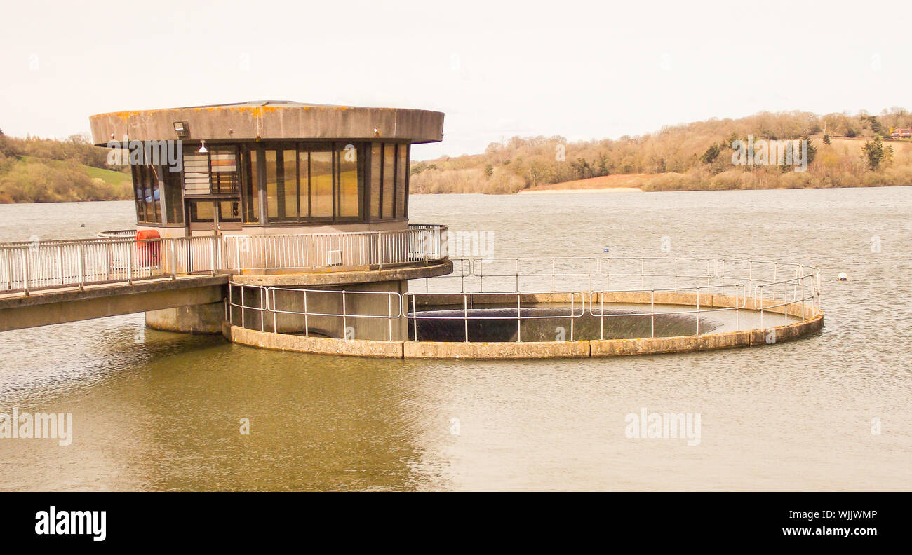 View Of Built Structure In Water Stock Photo - Alamy
