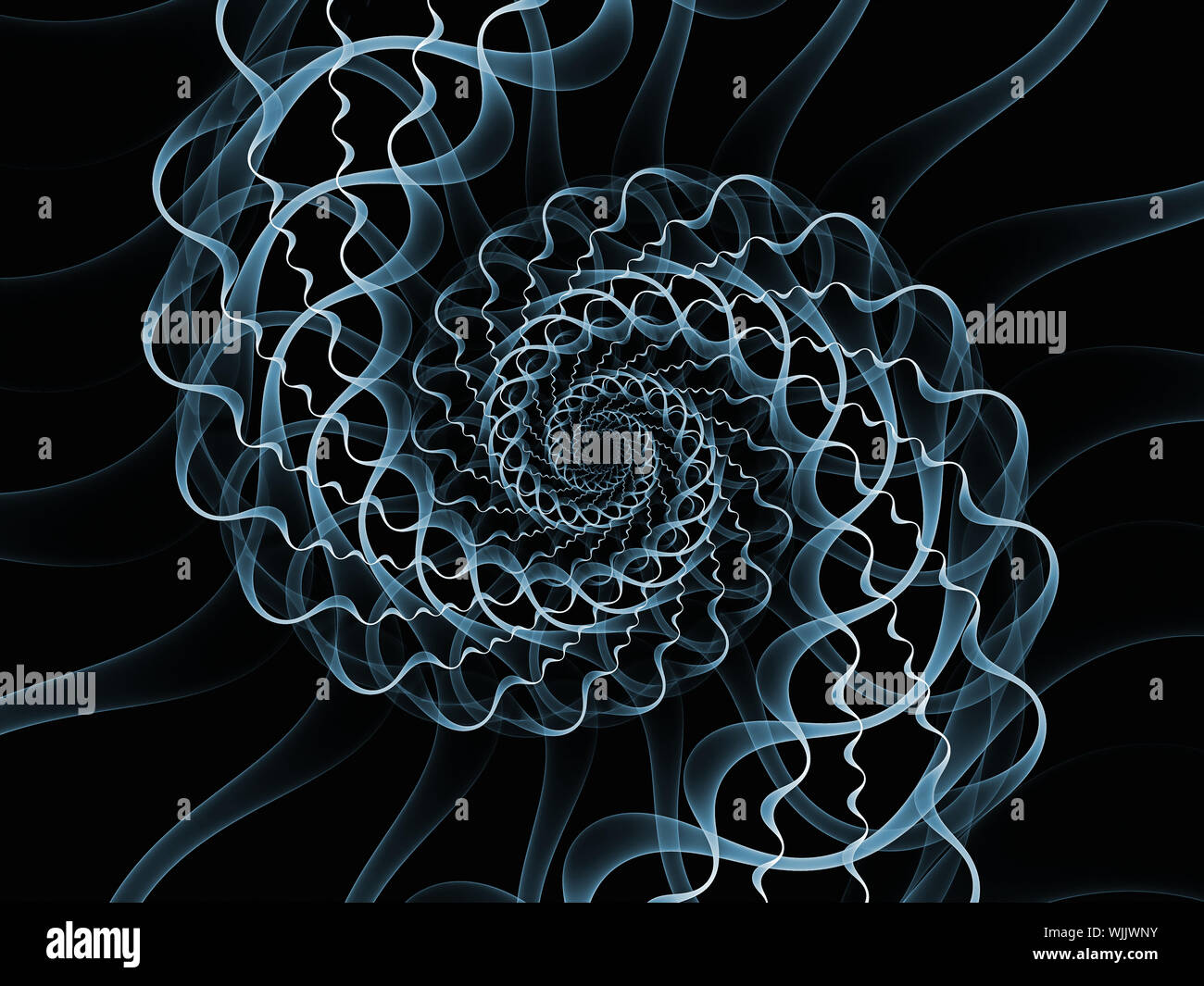 Pure Geometry series. Background of isolated spiral elements for your ...