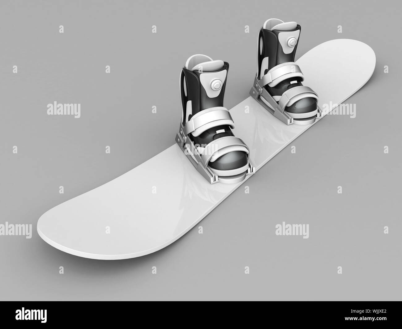 snowboard isolated on a gray background Stock Photo - Alamy