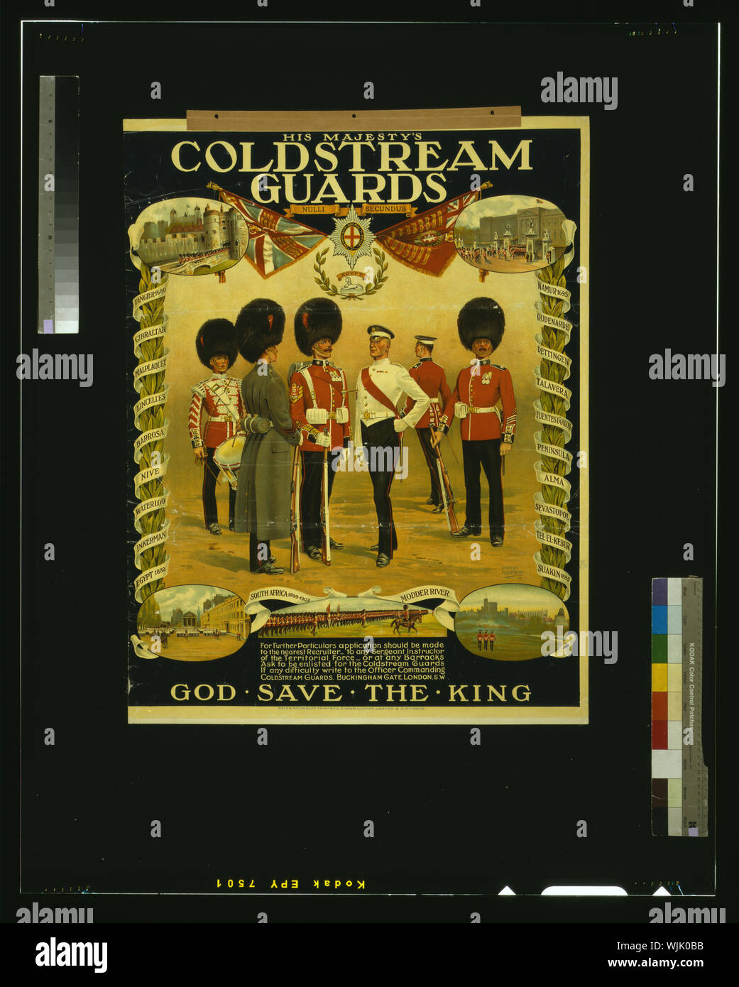 His Majesty's Coldstream Guards Abstract: Recruiting poster for the ...