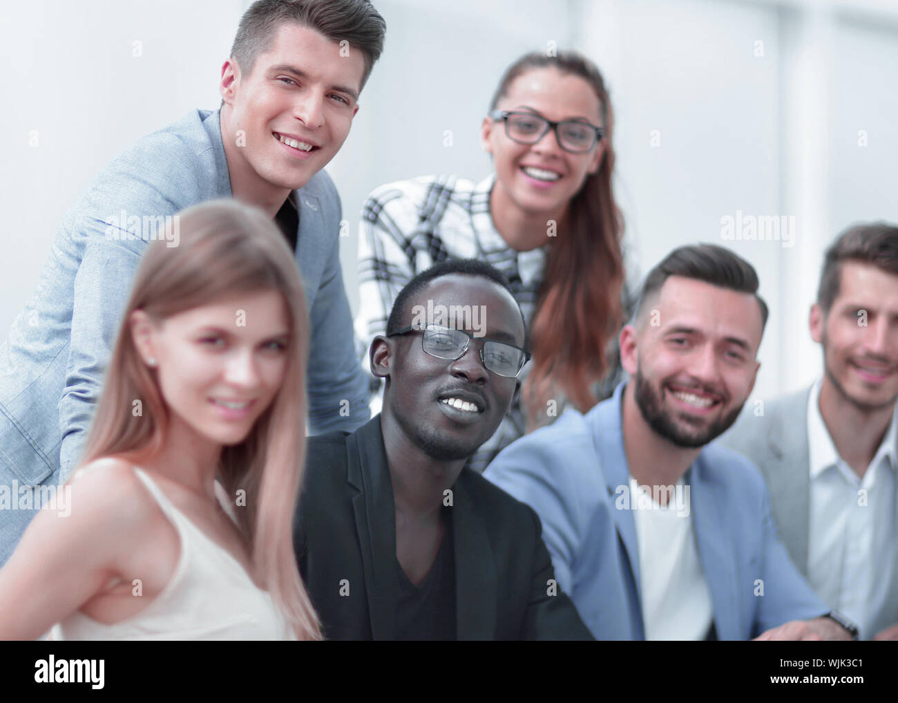 Feeling confident in her team Stock Photo - Alamy