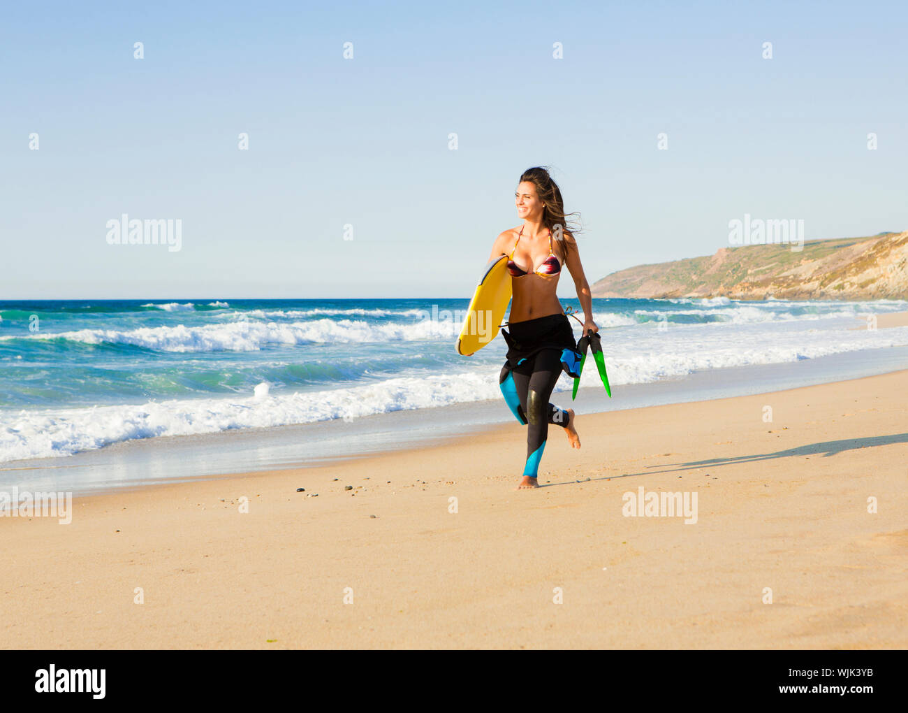 Young Female Bodyboarding High Resolution Stock Photography and Images ...