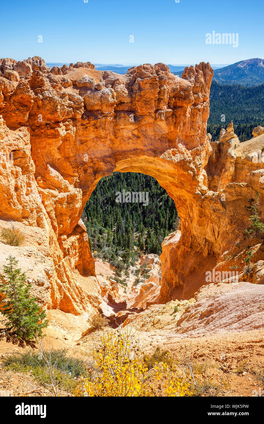 Natural Bridge Point in Bryce Canyon National Park Stock Photo - Alamy