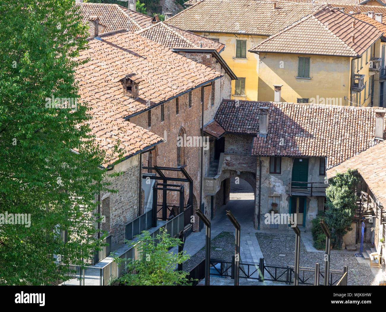 Lombardy - Italy, stone houses of a medieval village Stock Photo - Alamy