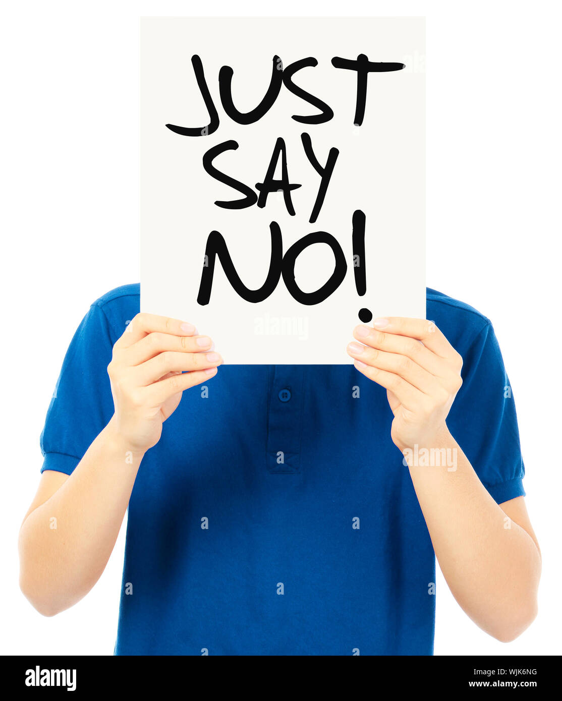 Just Say No Stock Photo - Alamy