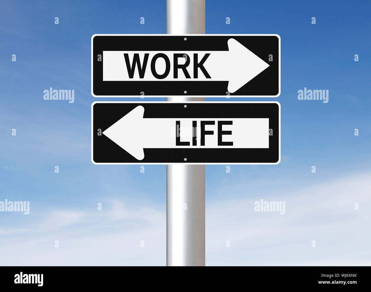 Work life balance sign hi-res stock photography and images - Alamy