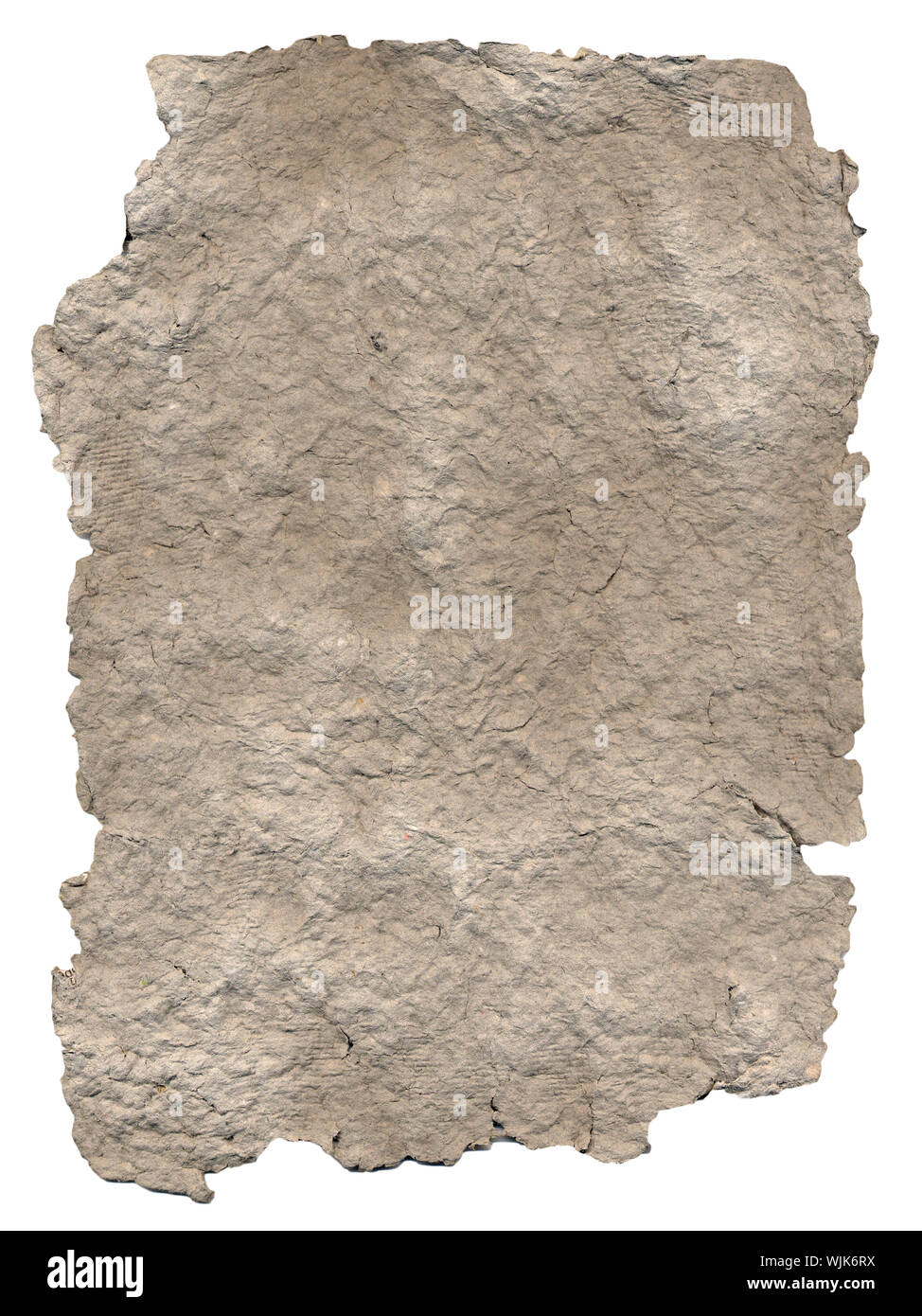 Hand made paper isolated on white background Stock Photo - Alamy