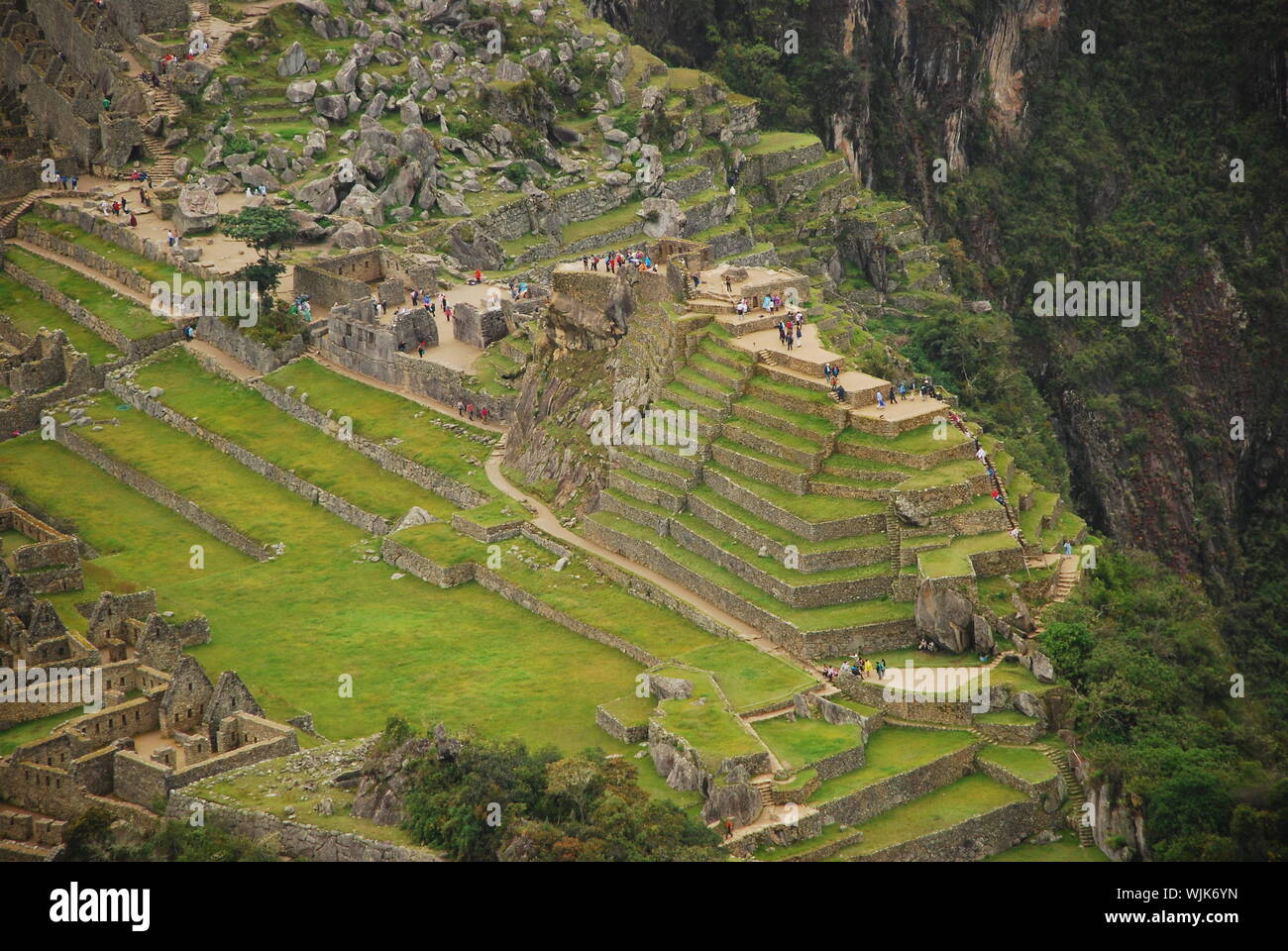Machu picchu aerial view hi-res stock photography and images - Alamy