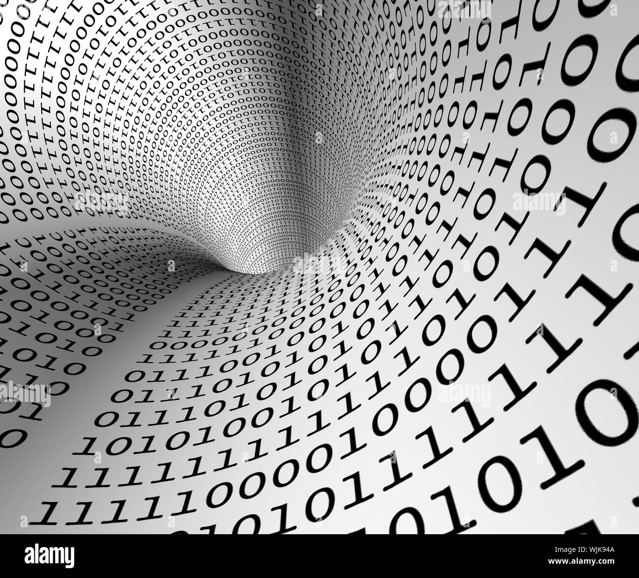 Binary numbers computer Black and White Stock Photos & Images - Alamy