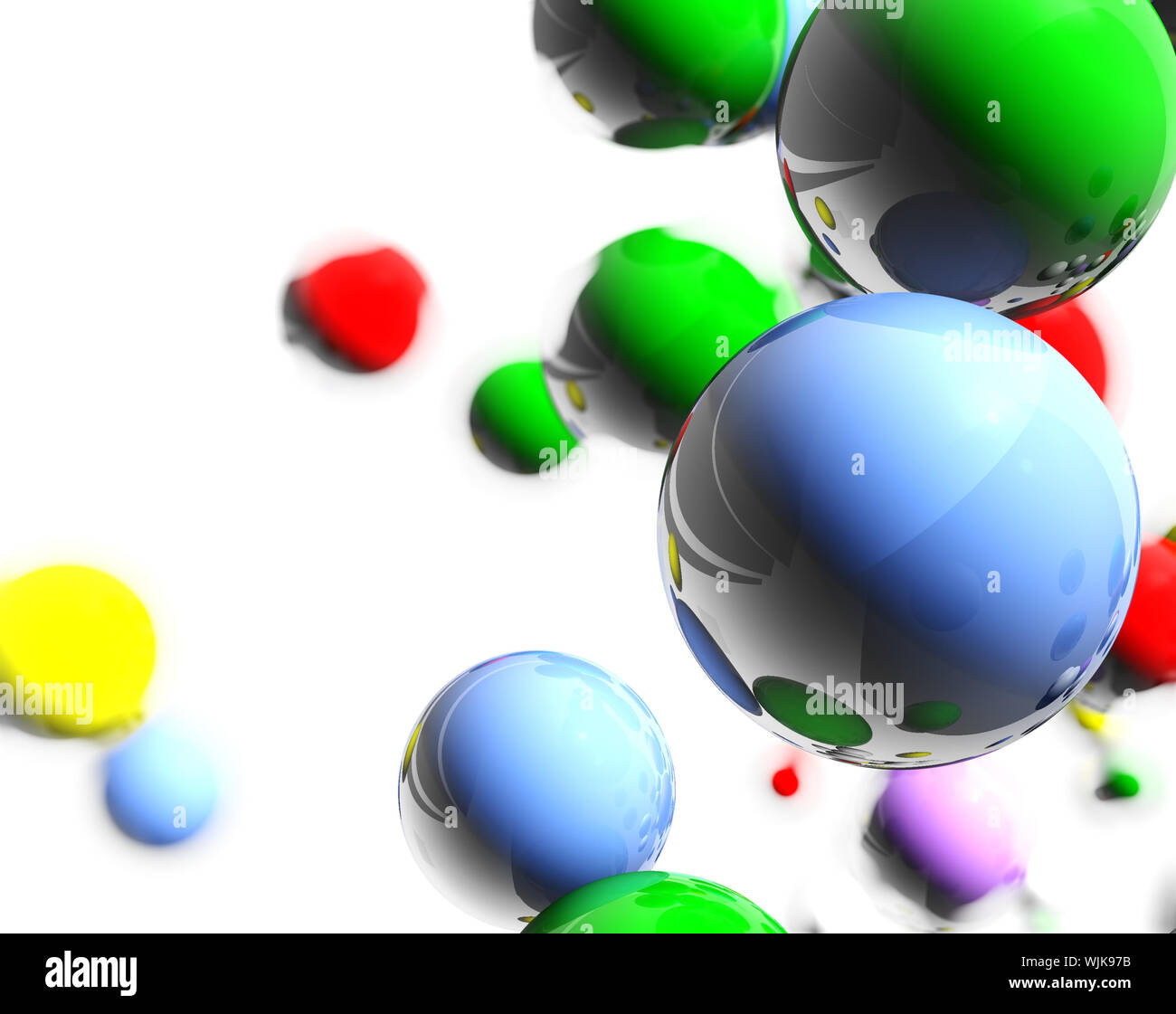 Shiny rainbow balls hi-res stock photography and images - Alamy