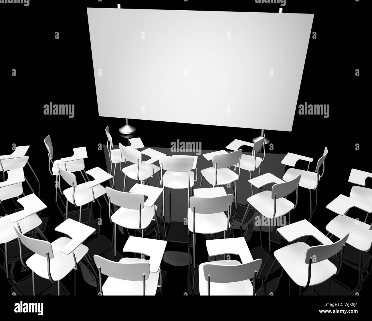 Classroom illustration white board hi-res stock photography and images ...