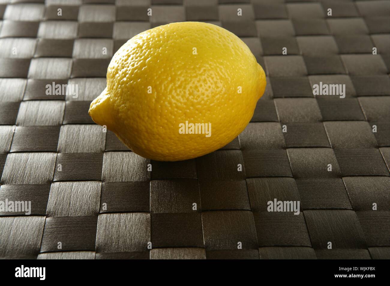 Yellow lemon a healthy C Vitamin citric fruit Stock Photo - Alamy