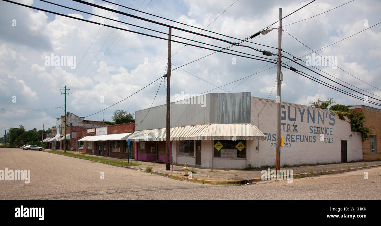 Historic buildings in Fort Deposit, Alabama Stock Photo - Alamy