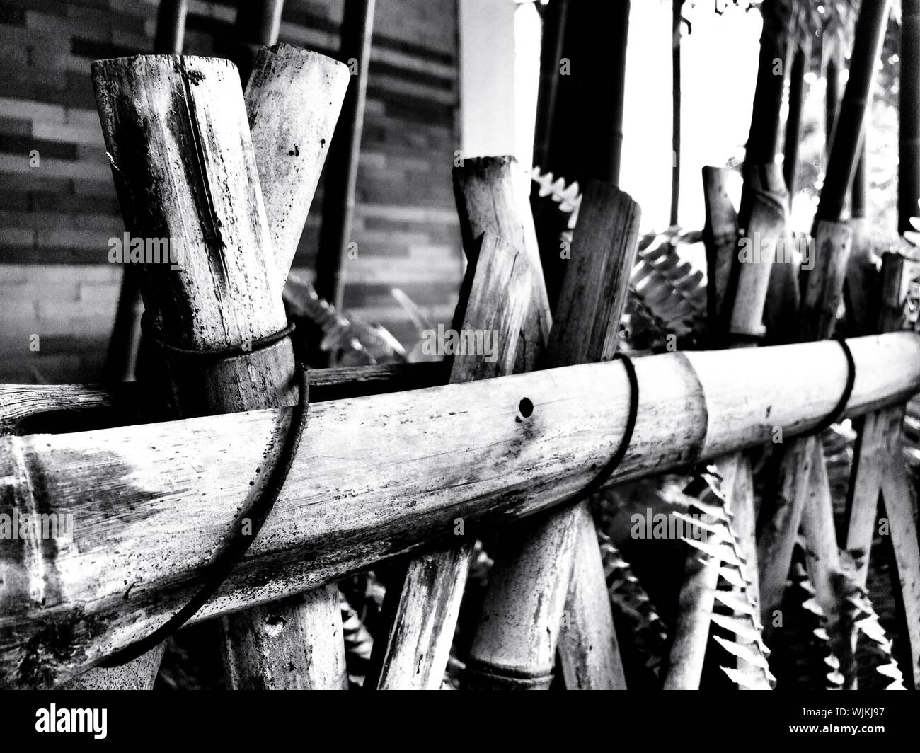 Bamboo railing hi-res stock photography and images - Alamy
