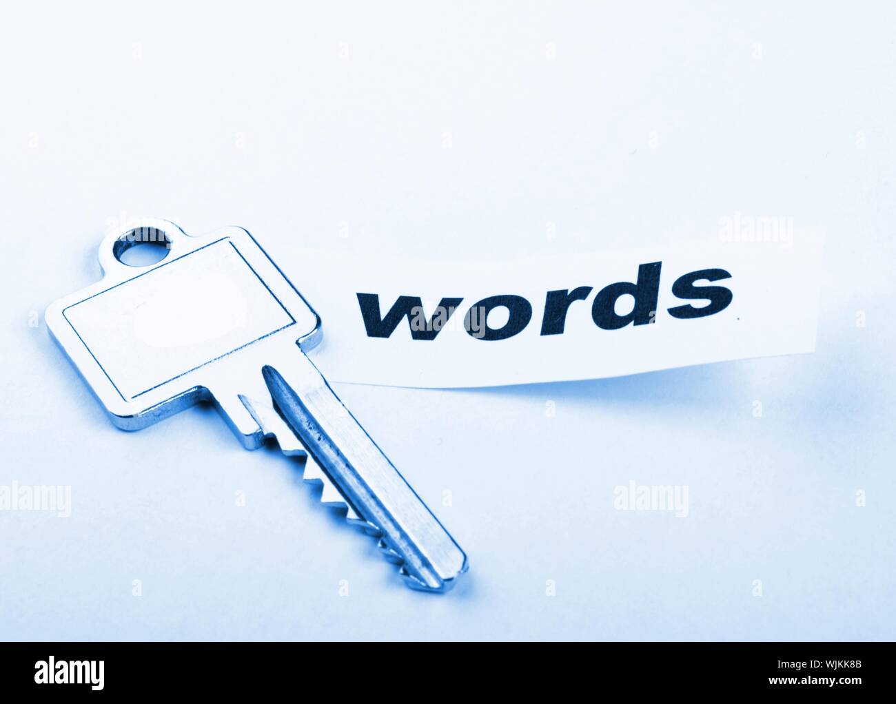 keywords metadata or seo concept with key and word Stock Photo - Alamy