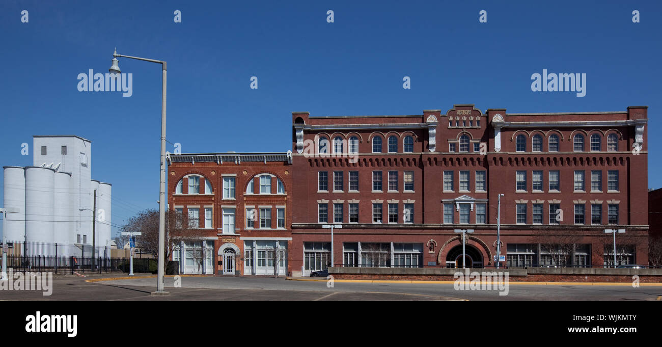 Historic buildings on Commerce Street, Montgomery, Alabama Stock Photo ...