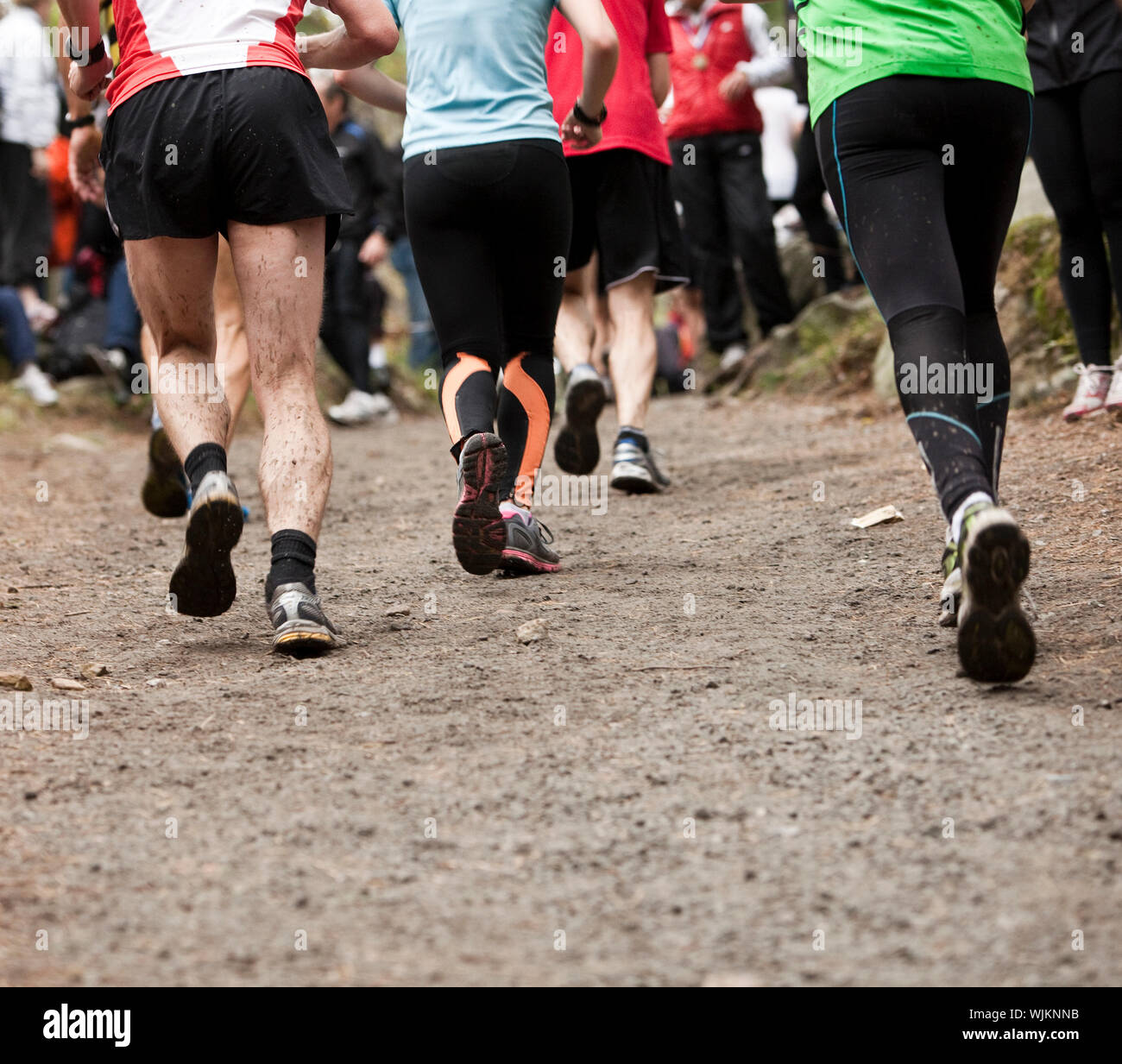 Runners in a Foot Race Stock Photo - Alamy