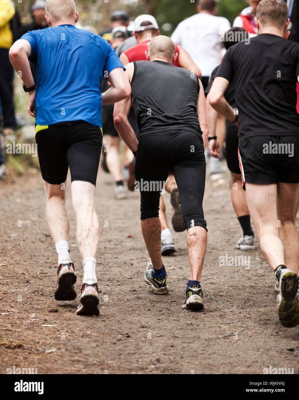 Runners in a foot race Stock Photo - Alamy