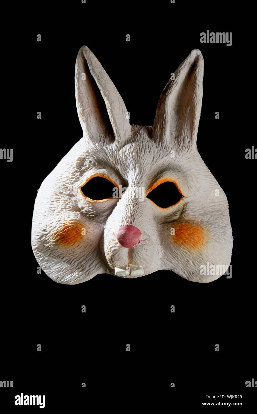 Black rabbit ears mask hi-res stock photography and images - Alamy