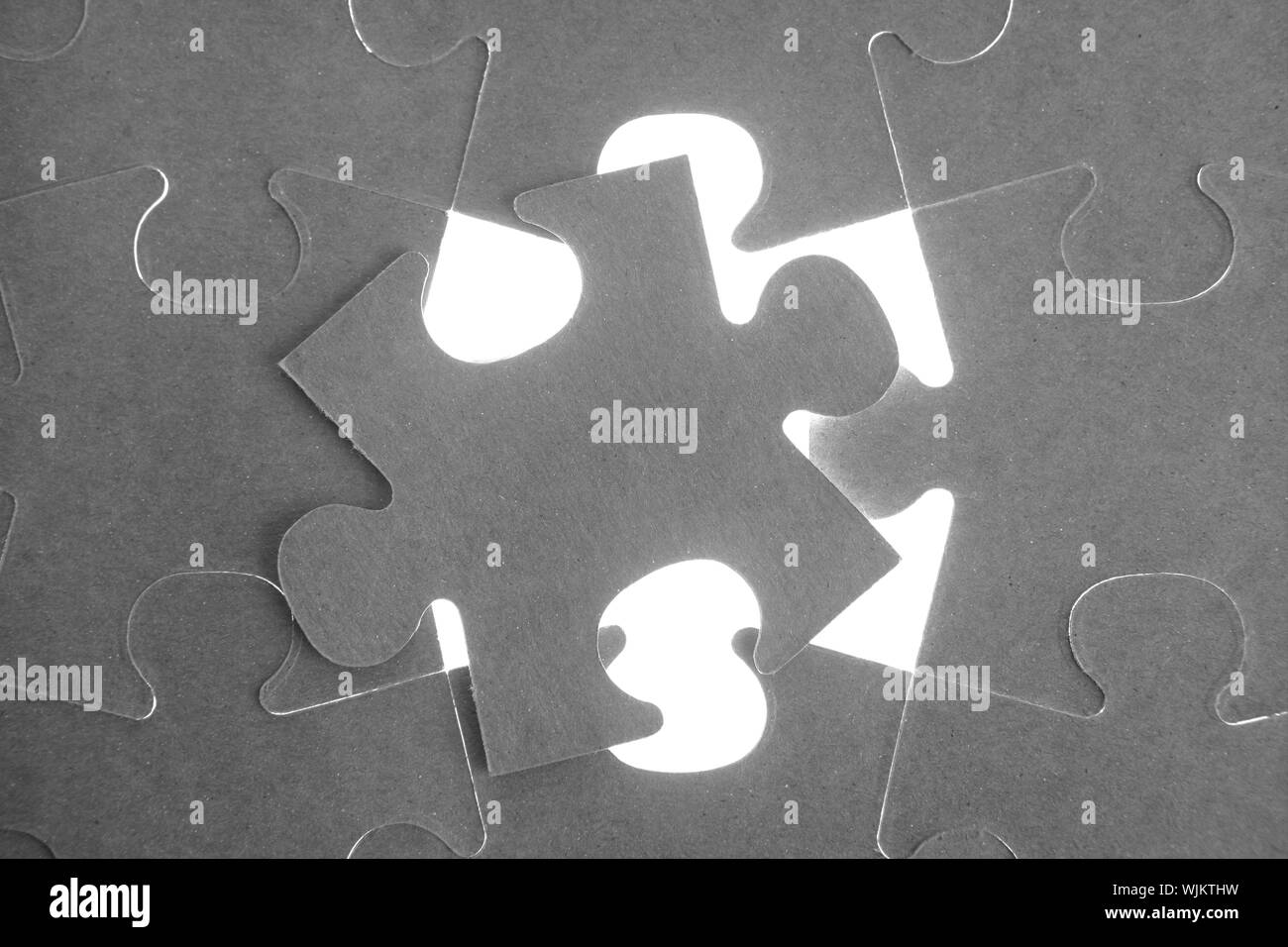 Puzzle, communication teamwork metaphor, conection challenge Stock ...