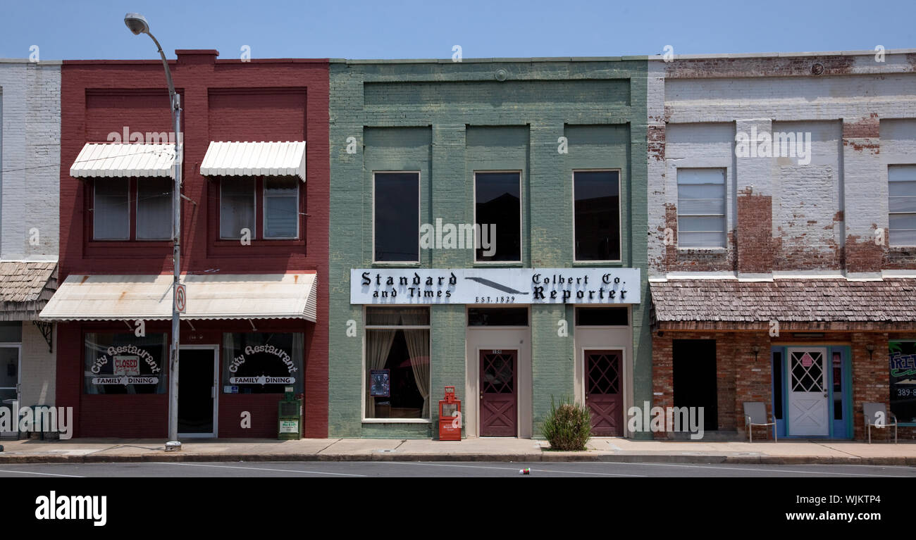 Historic downtown Tuscumbia, Alabama Stock Photo - Alamy