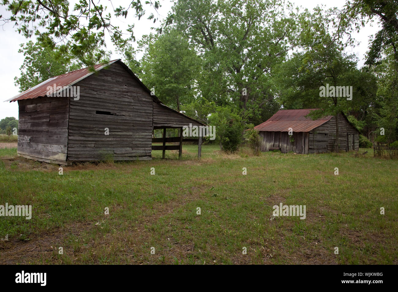 Historic farm buildings in Monroe County, Alabama Stock Photo - Alamy