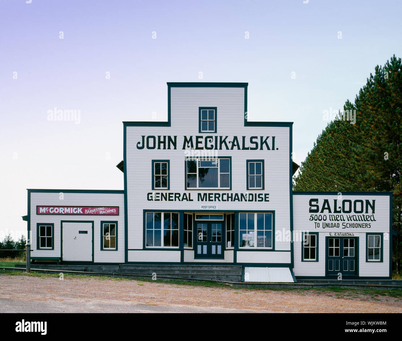 Historic general merchandise store in Jennings, Wisconsin Stock Photo ...