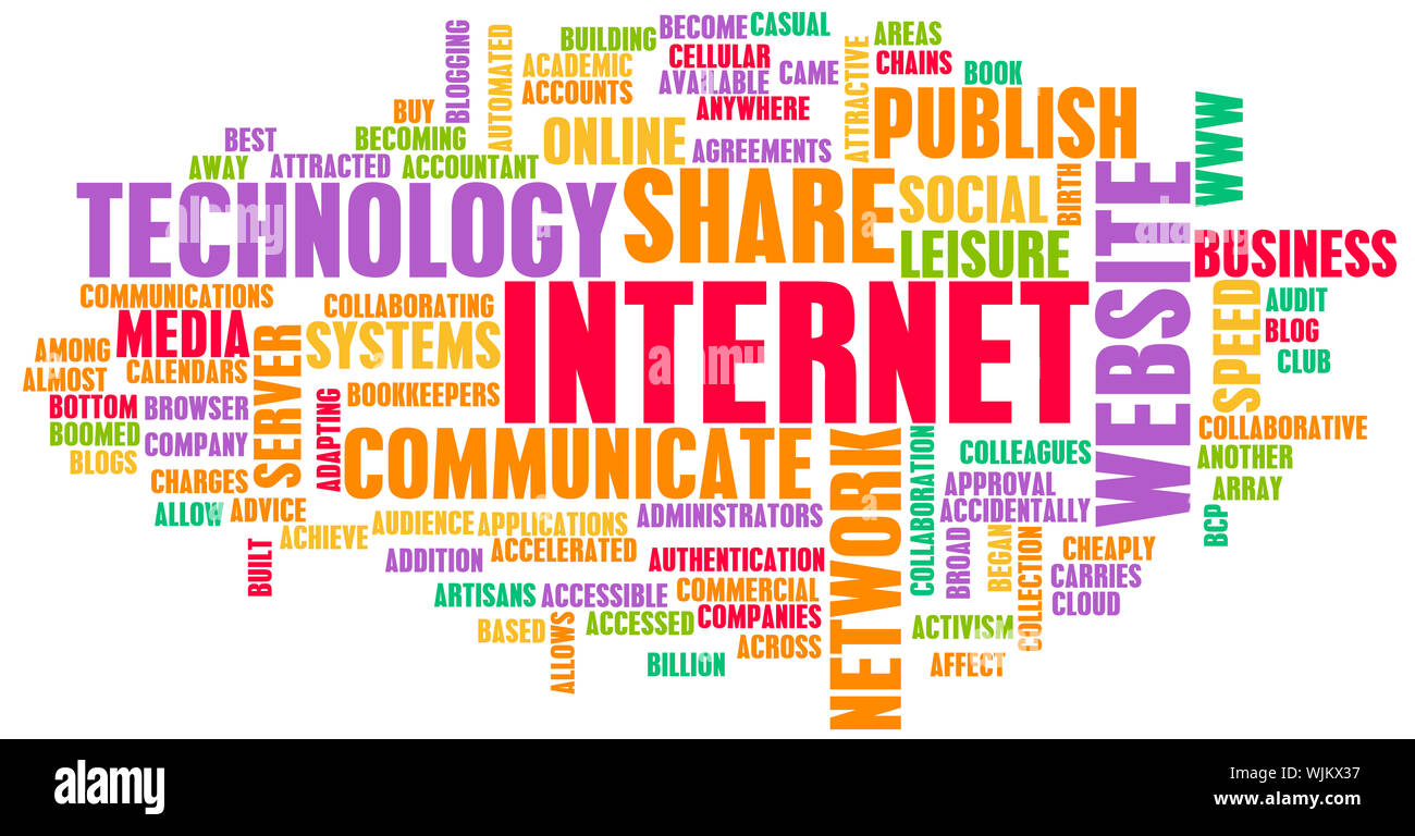 Internet Word Cloud As A Technology Concept Stock Photo Alamy Internet Word Cloud As A Technology Concept Stock Photo Alamy