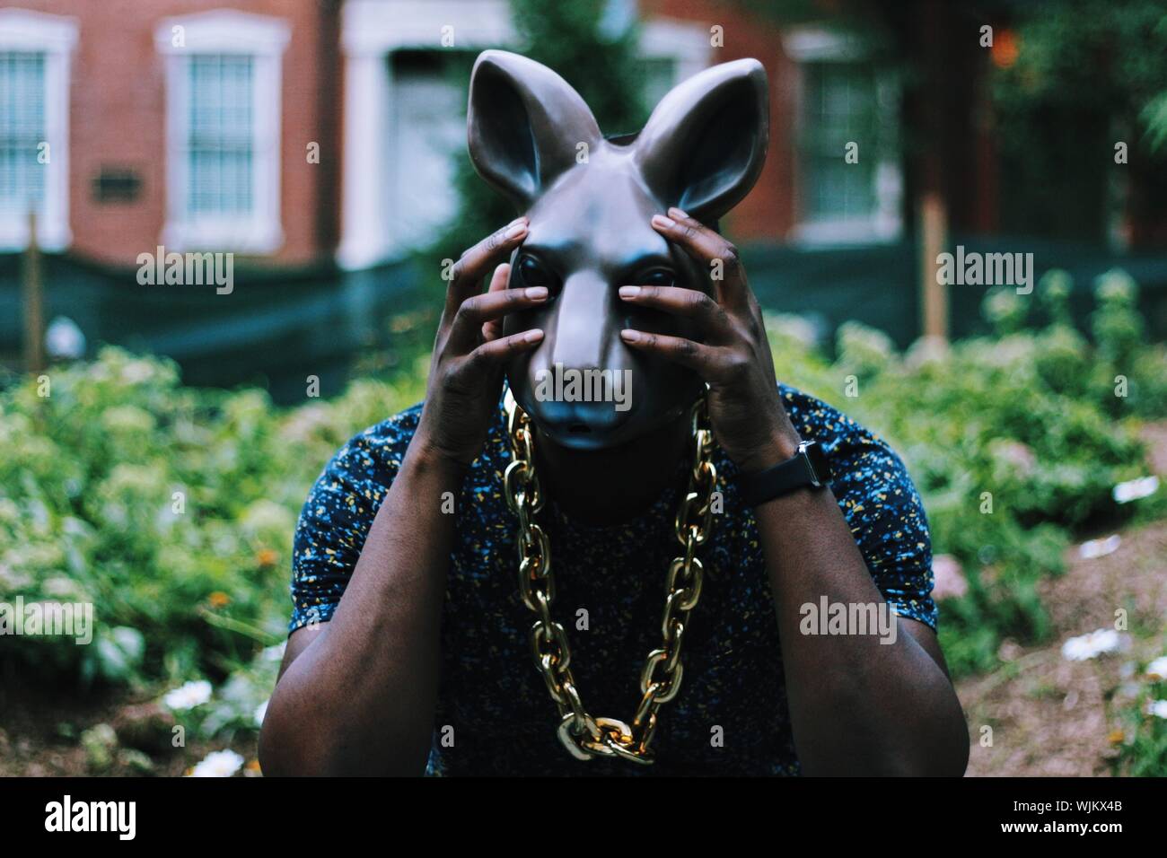 Rabbit man hi-res stock photography and images - Alamy