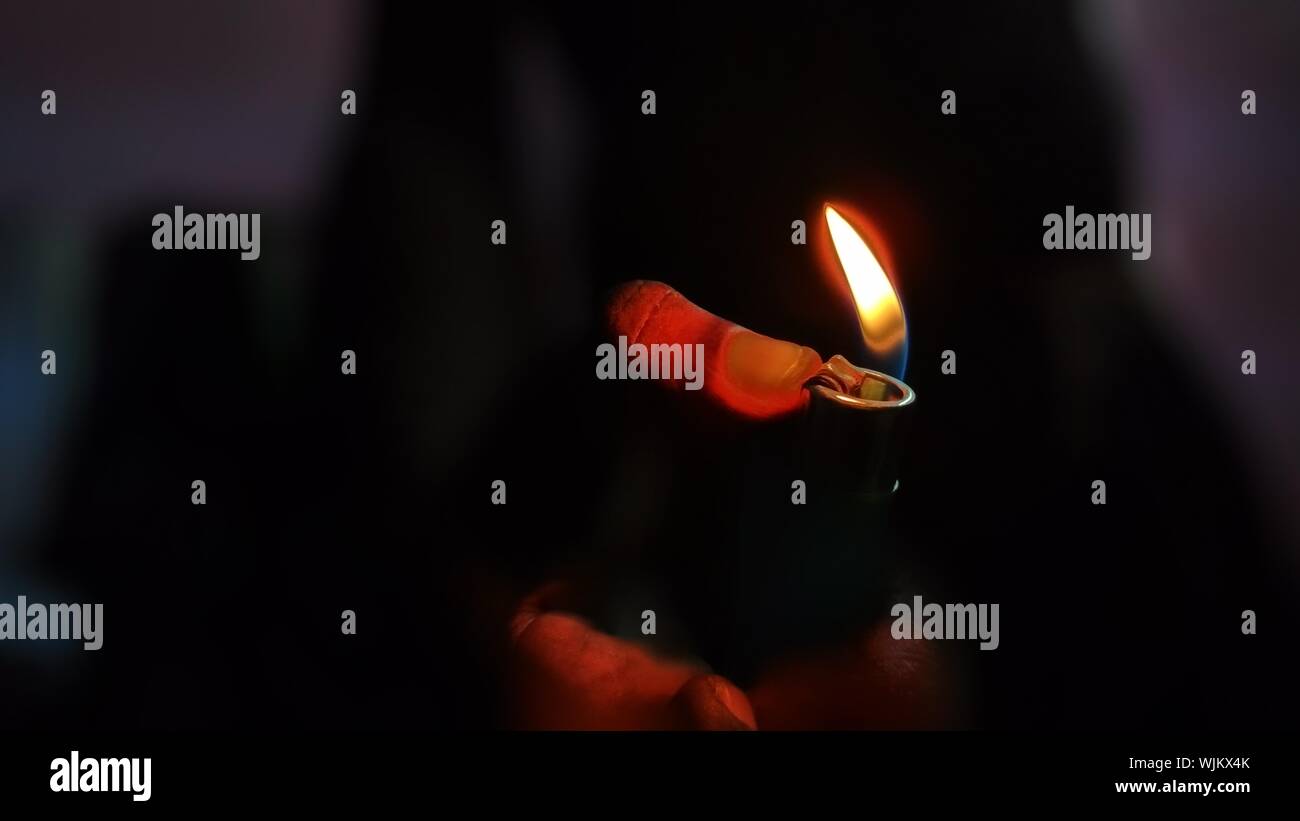 Thumb On Lighter High Resolution Stock Photography and Images - Alamy