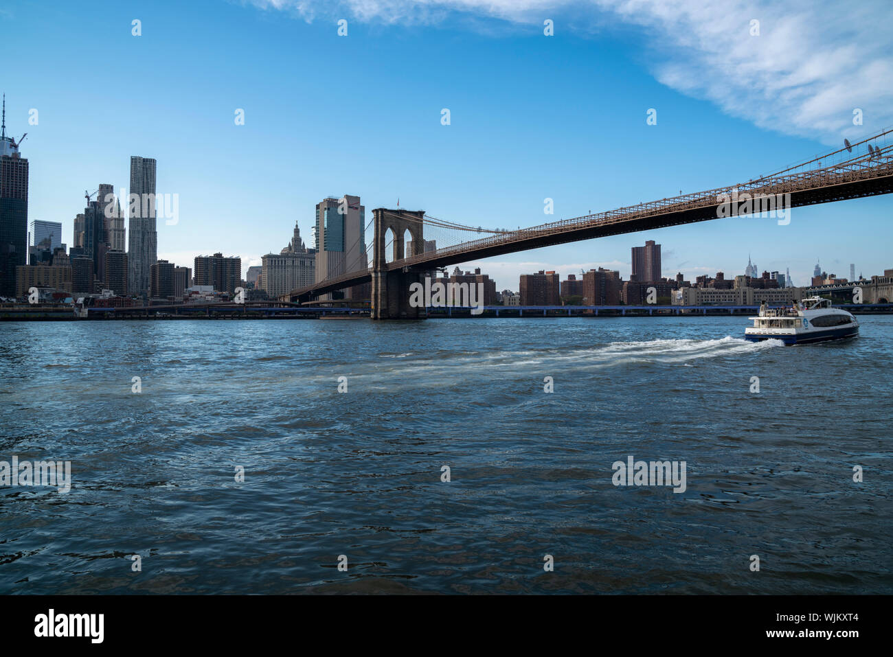 DUMBO - Down Under the Manhattan Bridge Overpass Stock Photo - Alamy