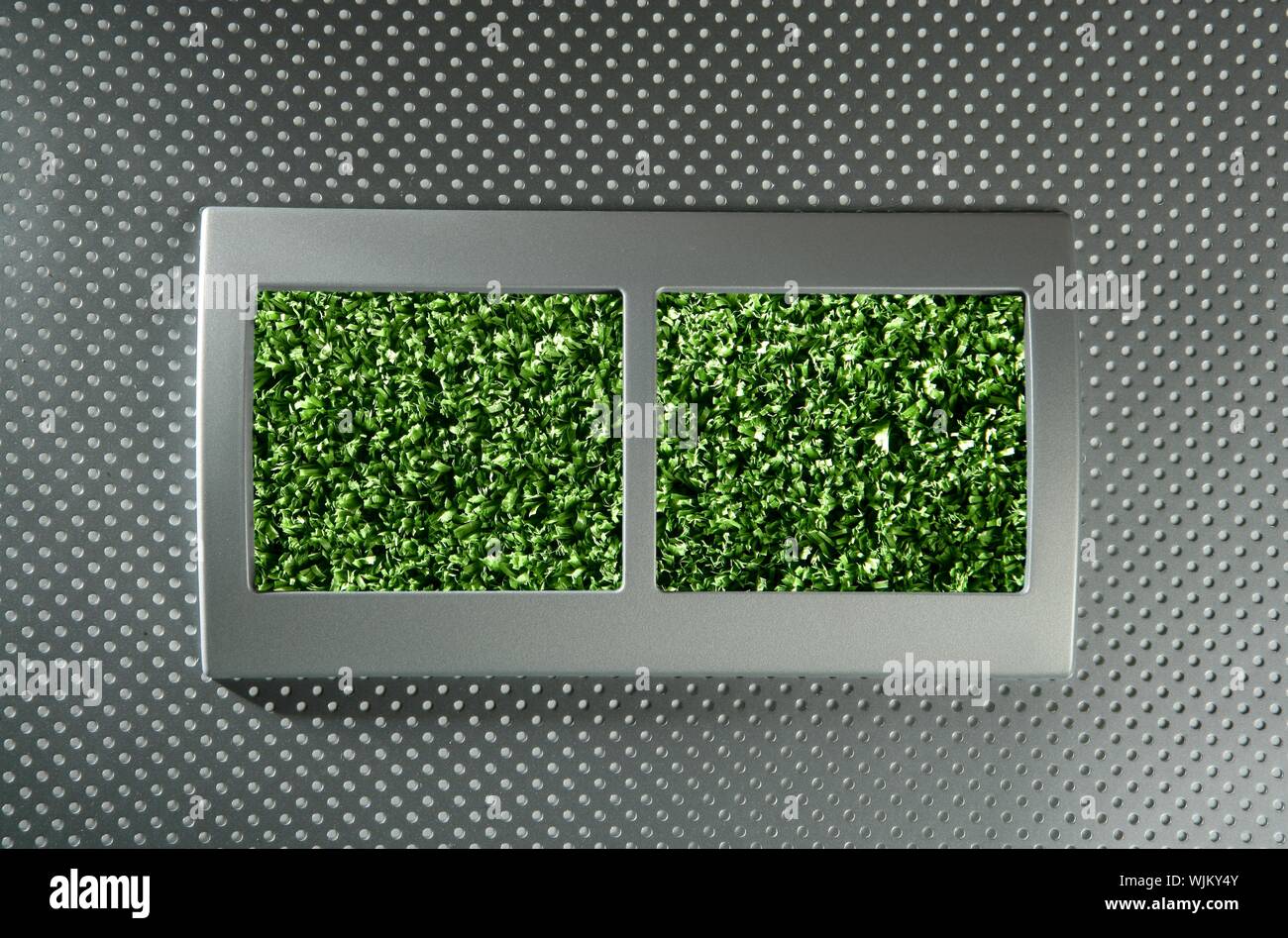 Ecological renewable electric energy metaphor, green electricity Stock ...