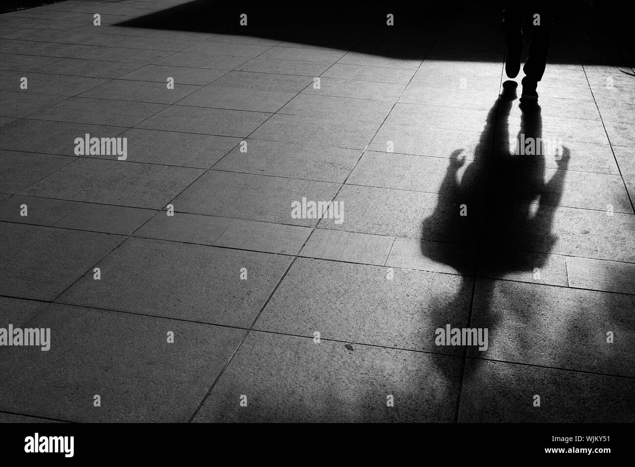 Shadow of body Black and White Stock Photos & Images - Alamy
