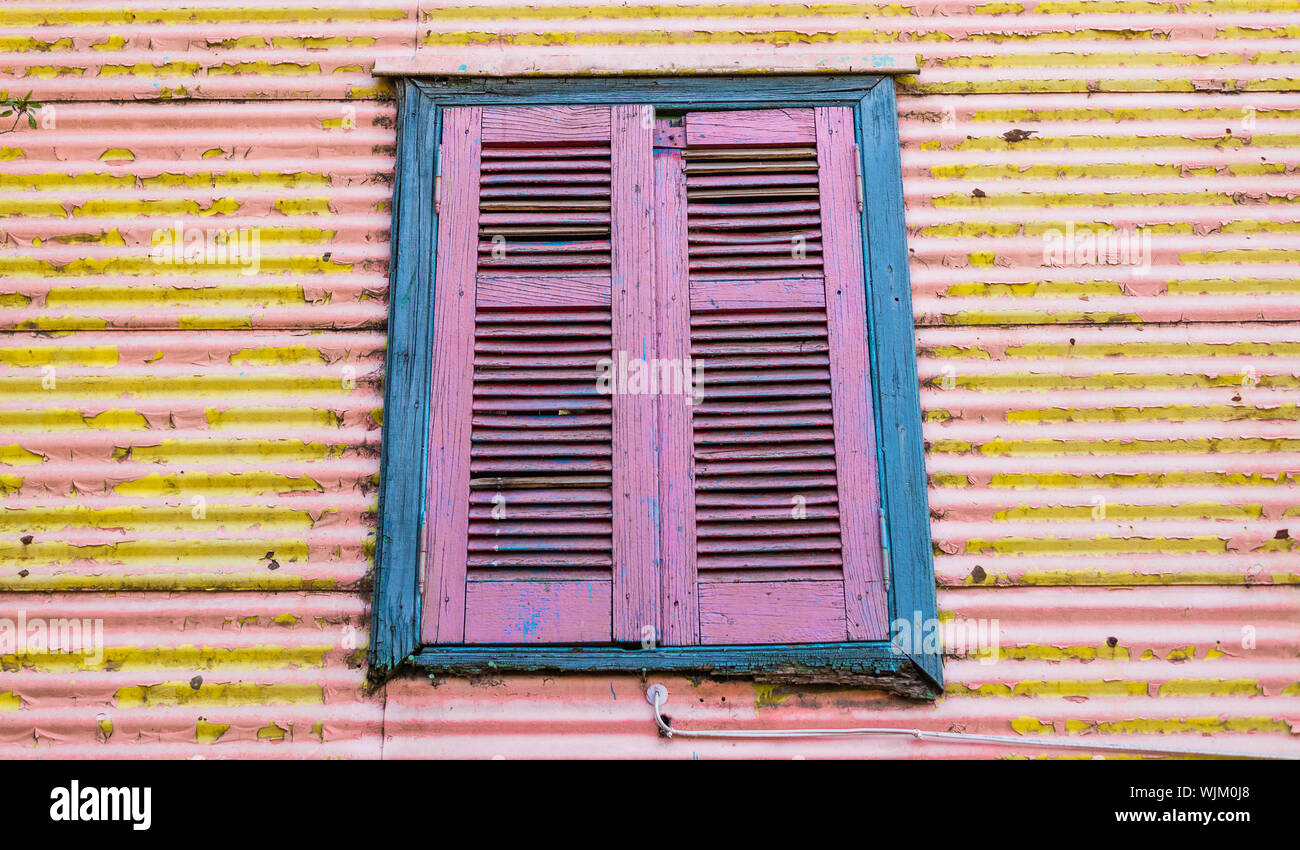 An abstract background with colorful old windows Stock Photo - Alamy