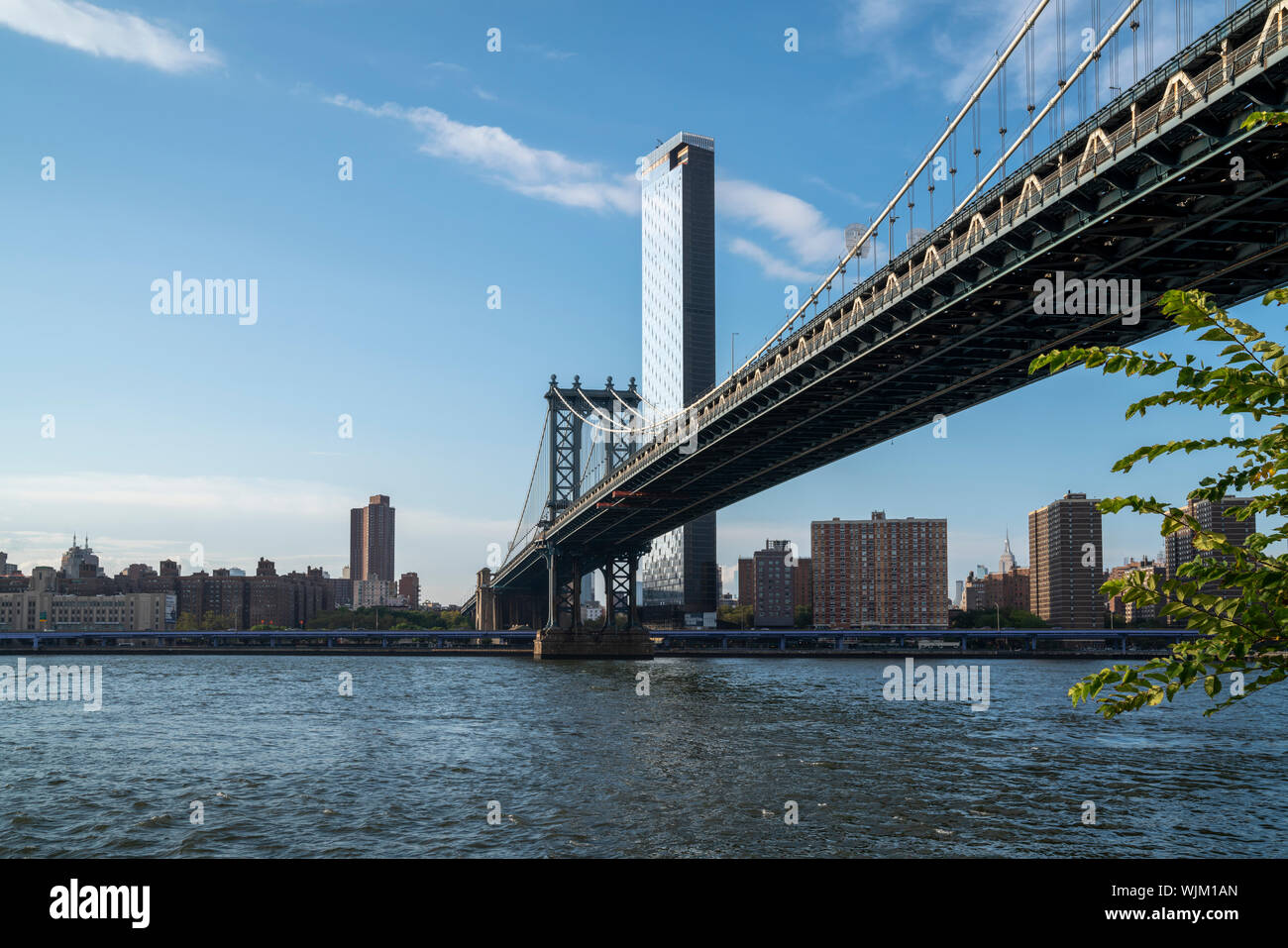 DUMBO - Down Under the Manhattan Bridge Overpass Stock Photo - Alamy